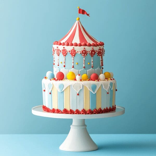 5 Easy Steps To Create A Simple Circus Cake For Any Party