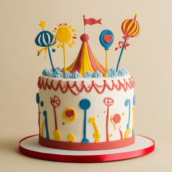 5 Easy Steps To Create A Simple Circus Cake For Any Party