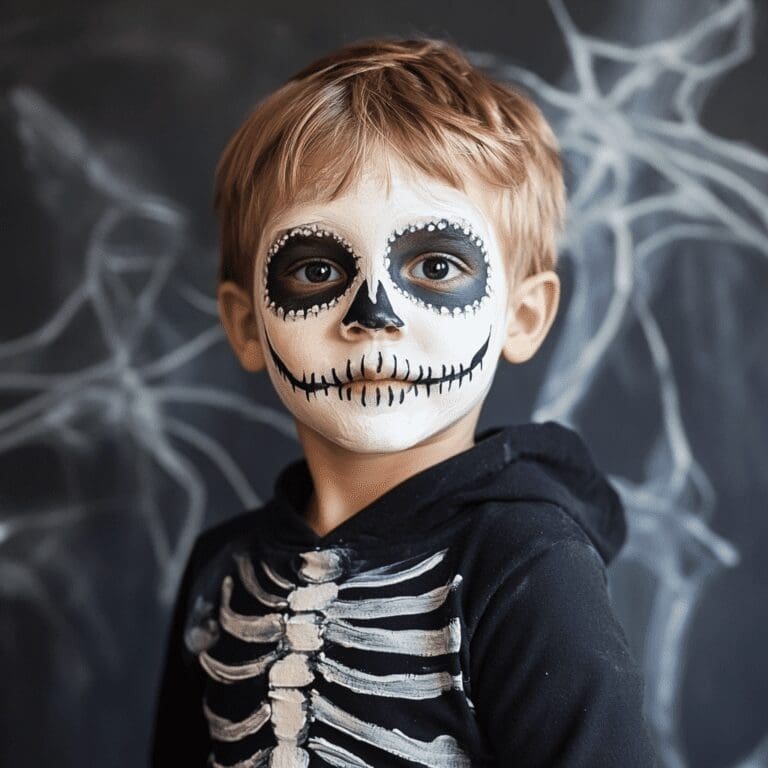 How To Paint A Skeleton Face: Step-By-Step Halloween Makeup Ideas