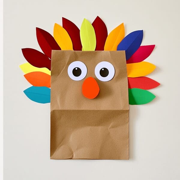 5 Easy Steps To Create A Fun Turkey Paper Bag Craft