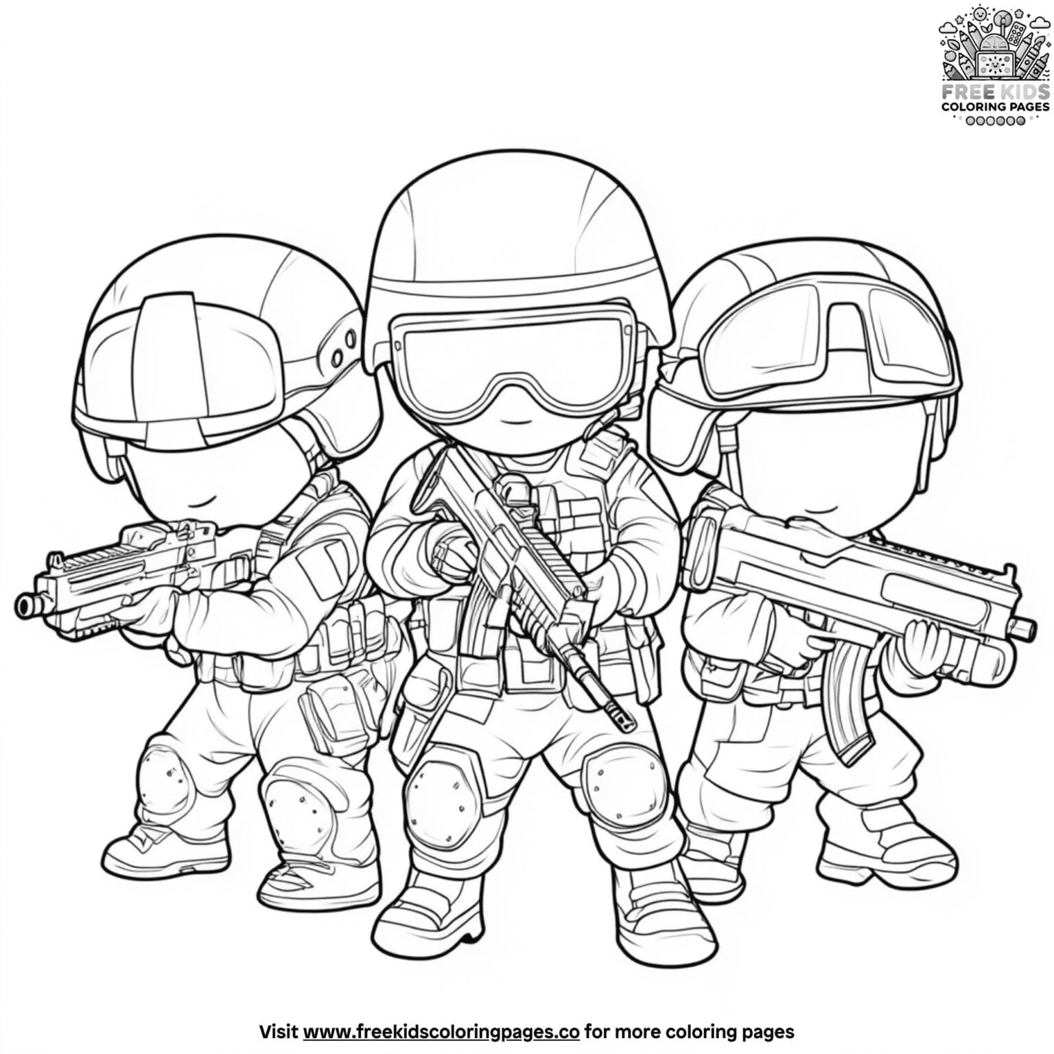 21+ Free Military Coloring Pages For Kids' Creative Fun