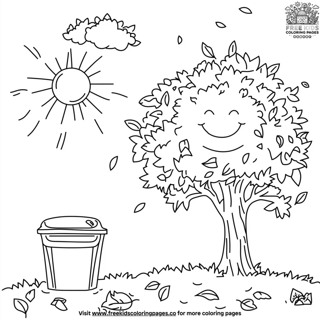 Clean Earth Coloring Pages