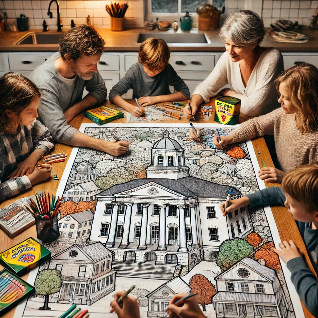 41+ Blockbuster Town Coloring Pages For Creative Kids