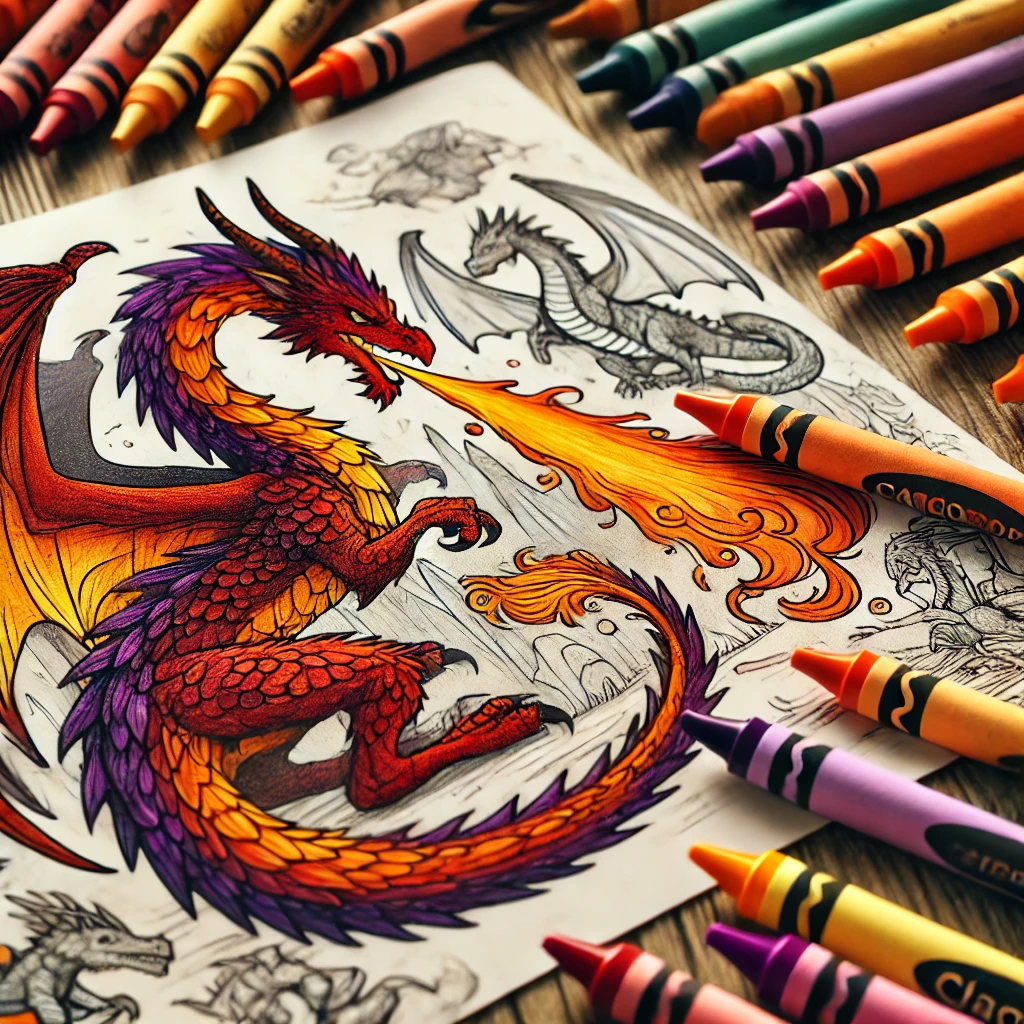 25+ Enchanting Dragon Coloring Pages