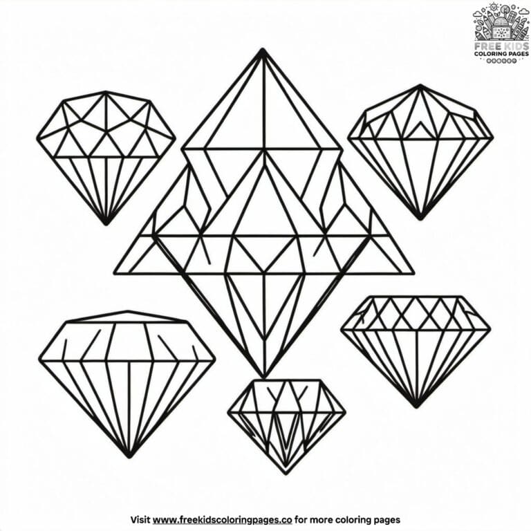 41+ Fun Shapes Coloring Pages For Kids - Free Printables