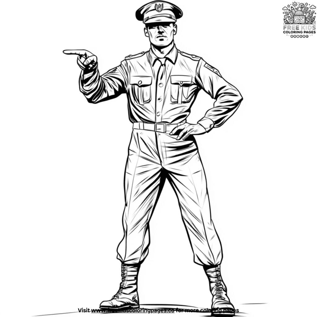 21+ Free Military Coloring Pages For Kids' Creative Fun