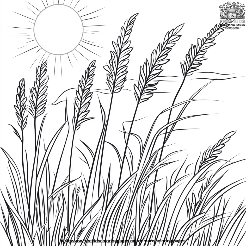 Earth's Grasslands Coloring Pages