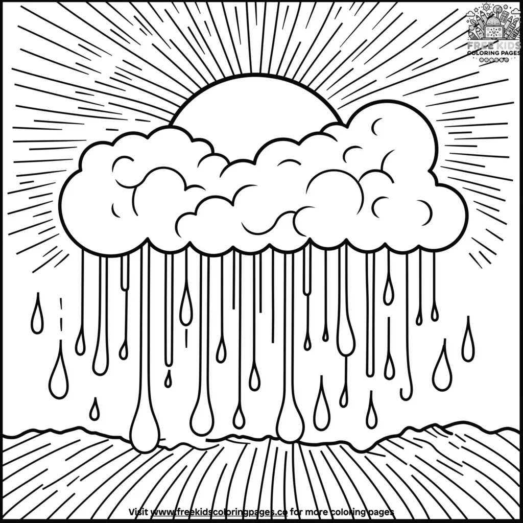 Earth's Weather Coloring Pages