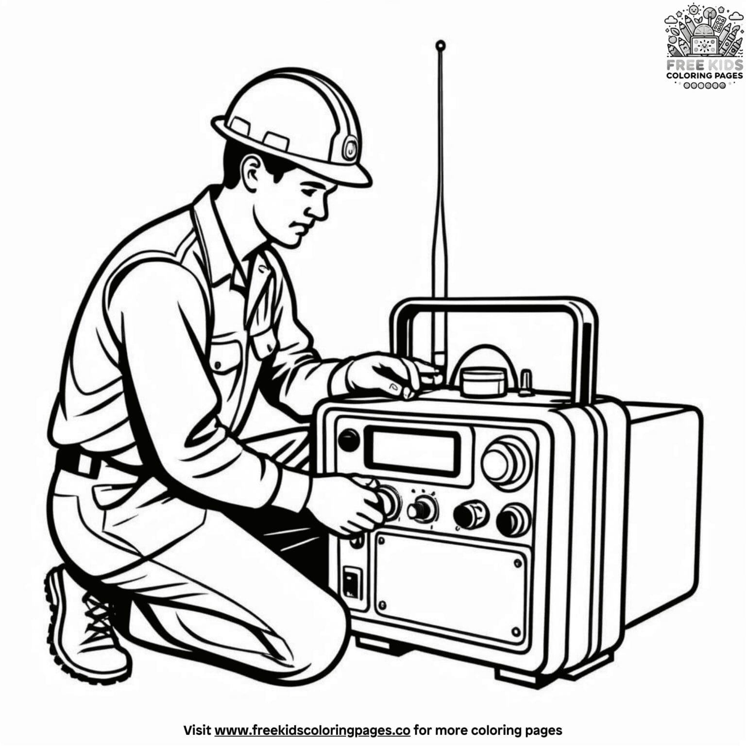 21+ Free Military Coloring Pages For Kids' Creative Fun