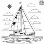 45+ Creative Boat Coloring Pages
