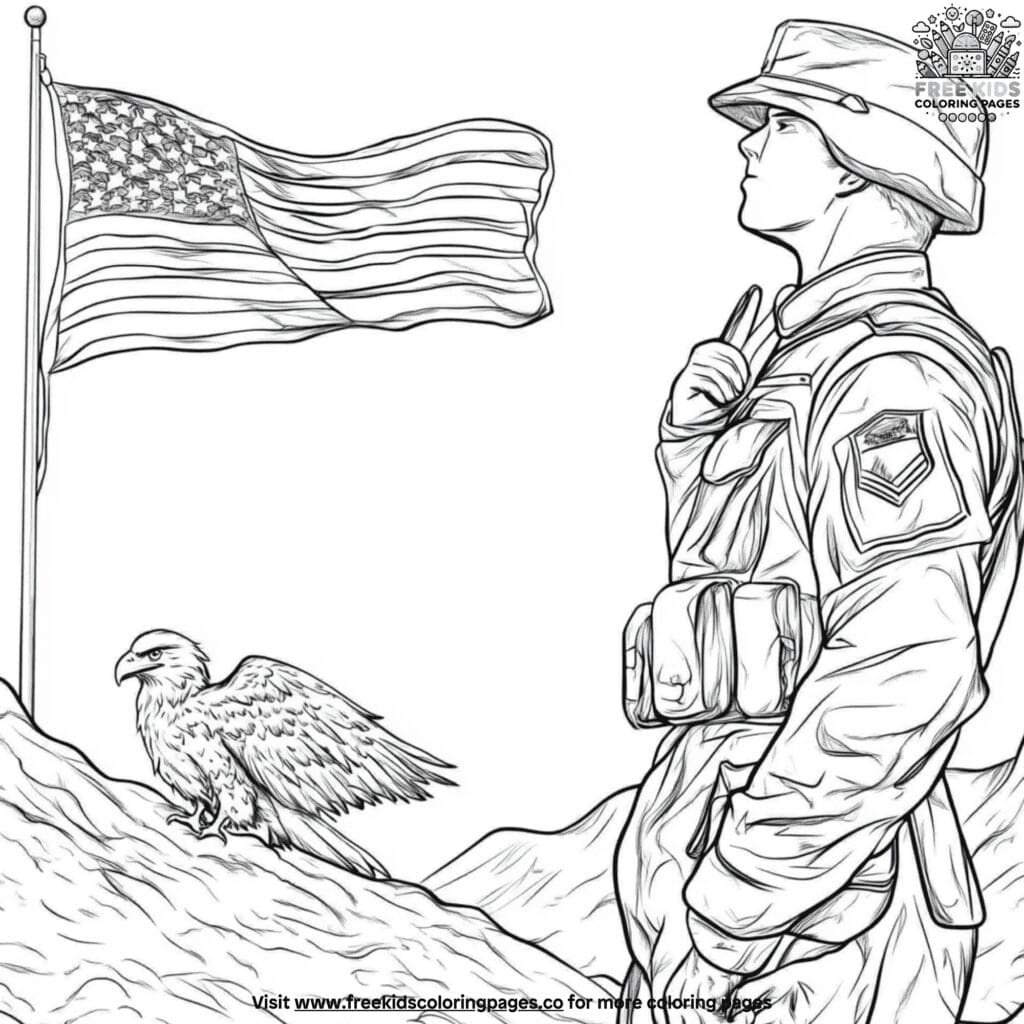 21+ Free Military Coloring Pages For Kids' Creative Fun