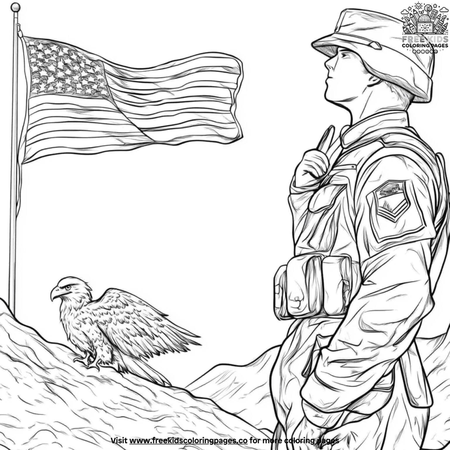 21+ Free Military Coloring Pages For Kids' Creative Fun
