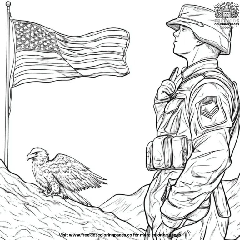 21+ Free Military Coloring Pages For Kids' Creative Fun