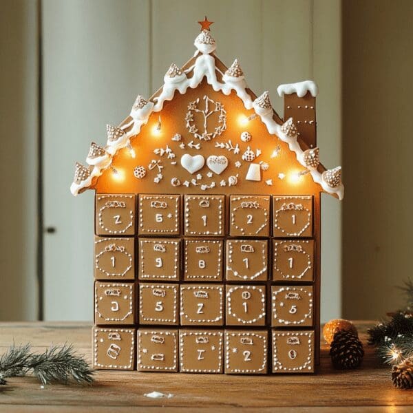6 Steps To Create A DIY Gingerbread House Advent Calendar