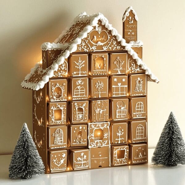 6 Steps To Create A DIY Gingerbread House Advent Calendar