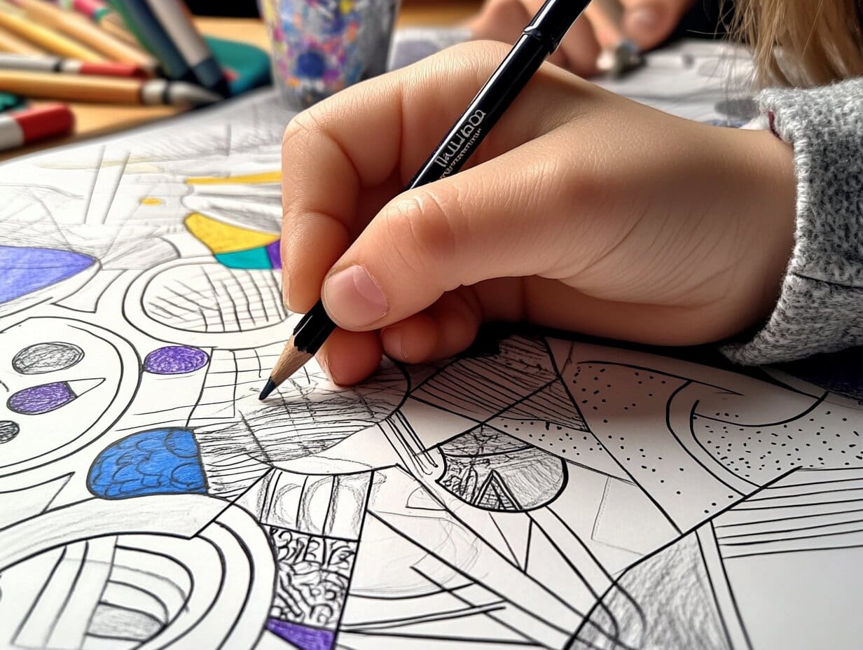 Abstract Coloring Pages - Free Kids Coloring Pages