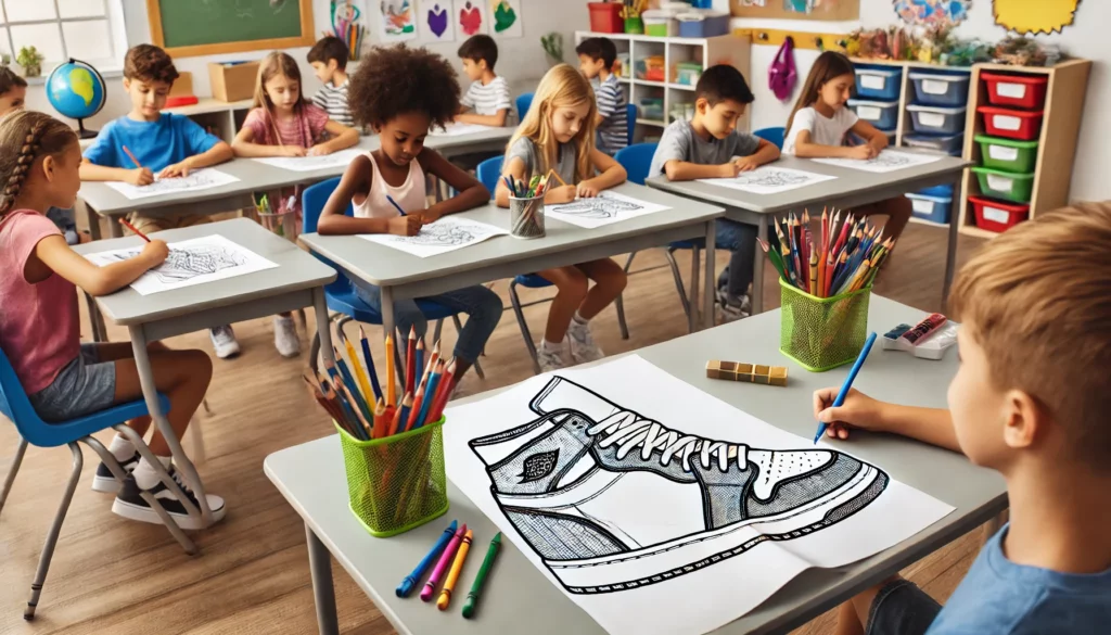 13+ Fun Sneaker Coloring Pages For Creative Kids