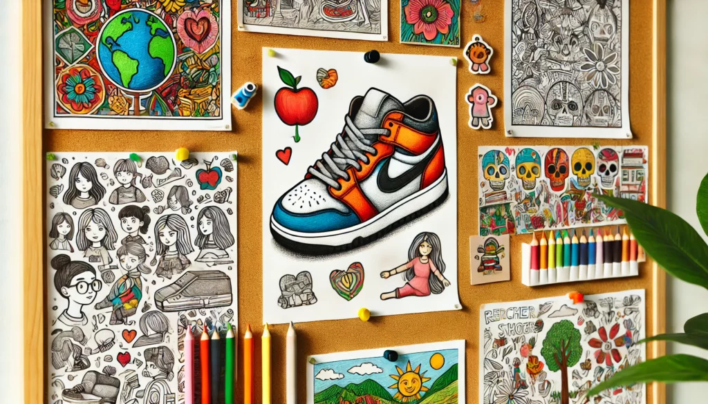 13+ Fun Sneaker Coloring Pages For Creative Kids
