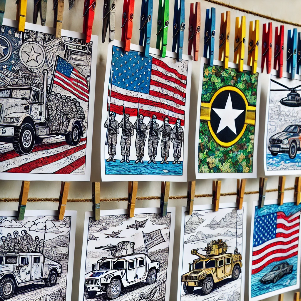 21+ Free Military Coloring Pages For Kids' Creative Fun