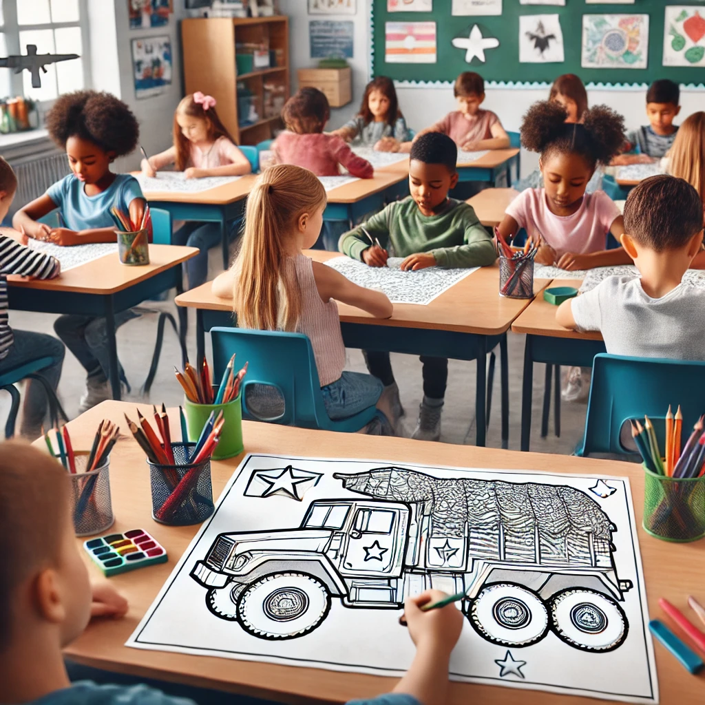 21+ Free Military Coloring Pages For Kids' Creative Fun