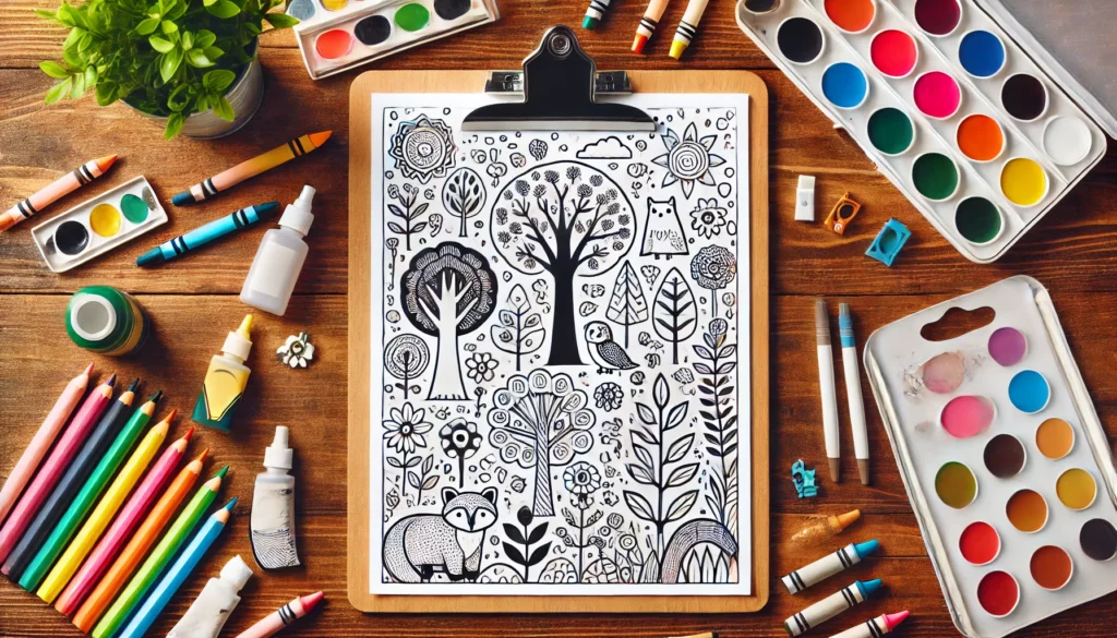 91+ Free Nature Coloring Pages For Kids' Creative Fun