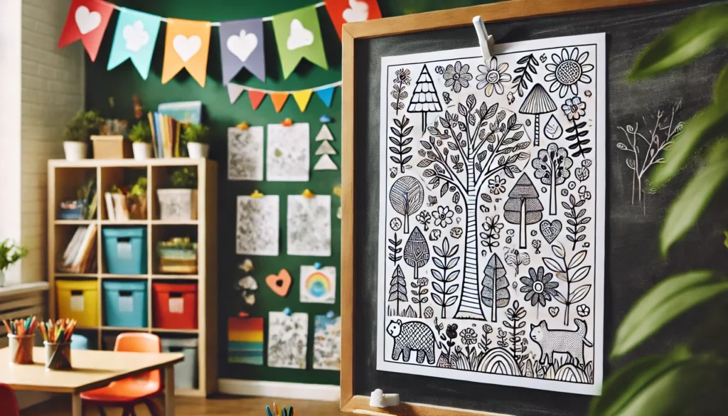 91+ Free Nature Coloring Pages For Kids' Creative Fun