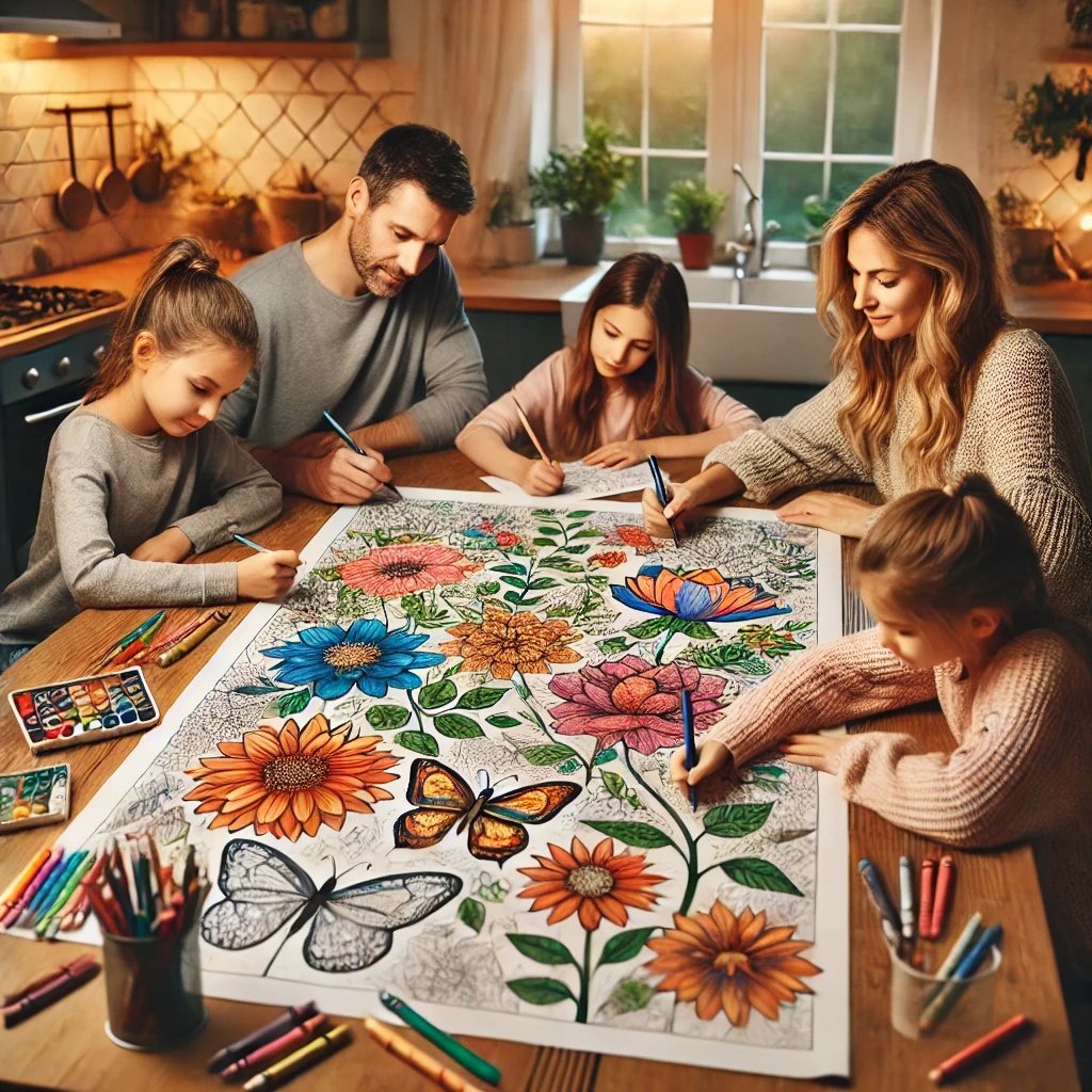 21+ Vibrant Flower And Butterfly Coloring Pages For Kids