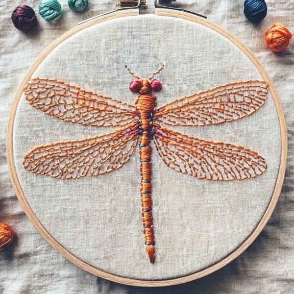 6 Dragonfly Pattern Crafts For Embroidery And DIY Projects