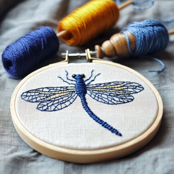 6 Dragonfly Pattern Crafts For Embroidery And DIY Projects
