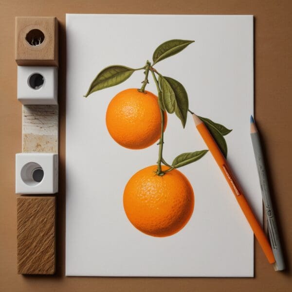 How To Draw Orange Fruits: Easy 9-Step Guide
