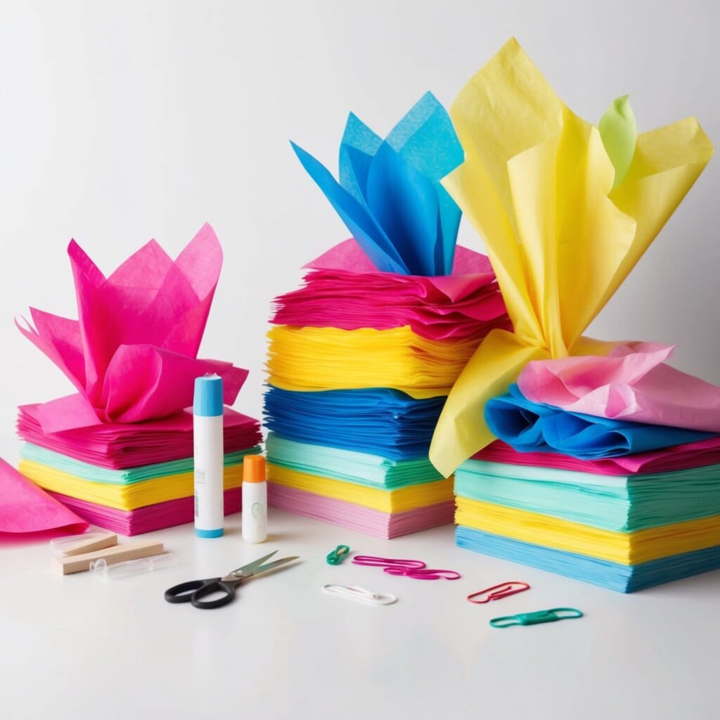 Tissue Paper Squares: 7 Colorful And Creative Crafts