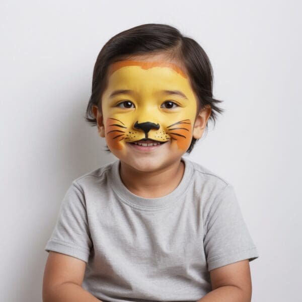 Achieve A Fun Lion Face Paint For Kids In 7 Steps