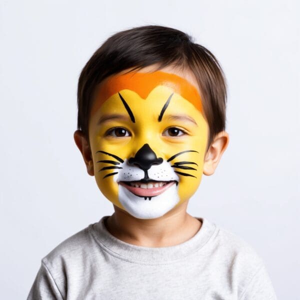 Achieve A Fun Lion Face Paint For Kids In 7 Steps