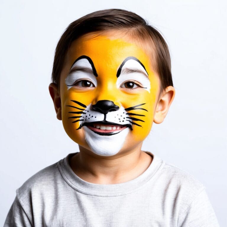 Achieve A Fun Lion Face Paint For Kids In 7 Steps