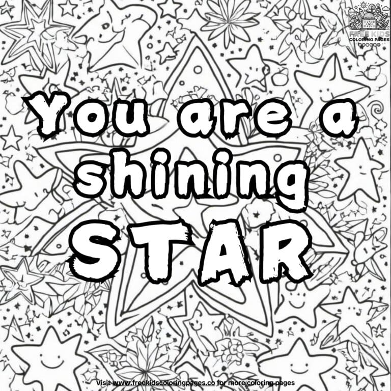 21+ Uplifting Motivational Coloring Pages
