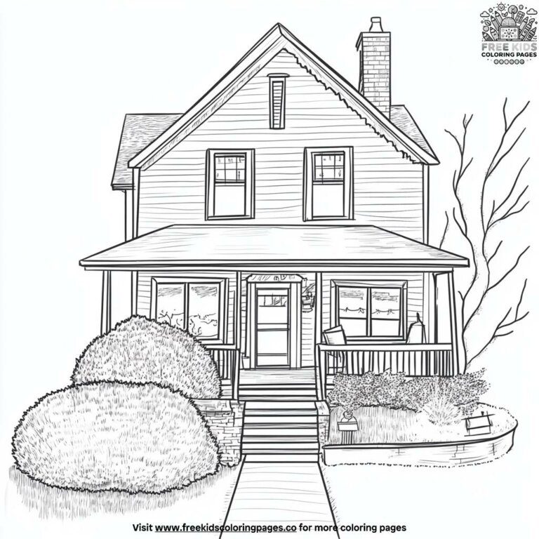 21+ Fun Family Coloring Pages