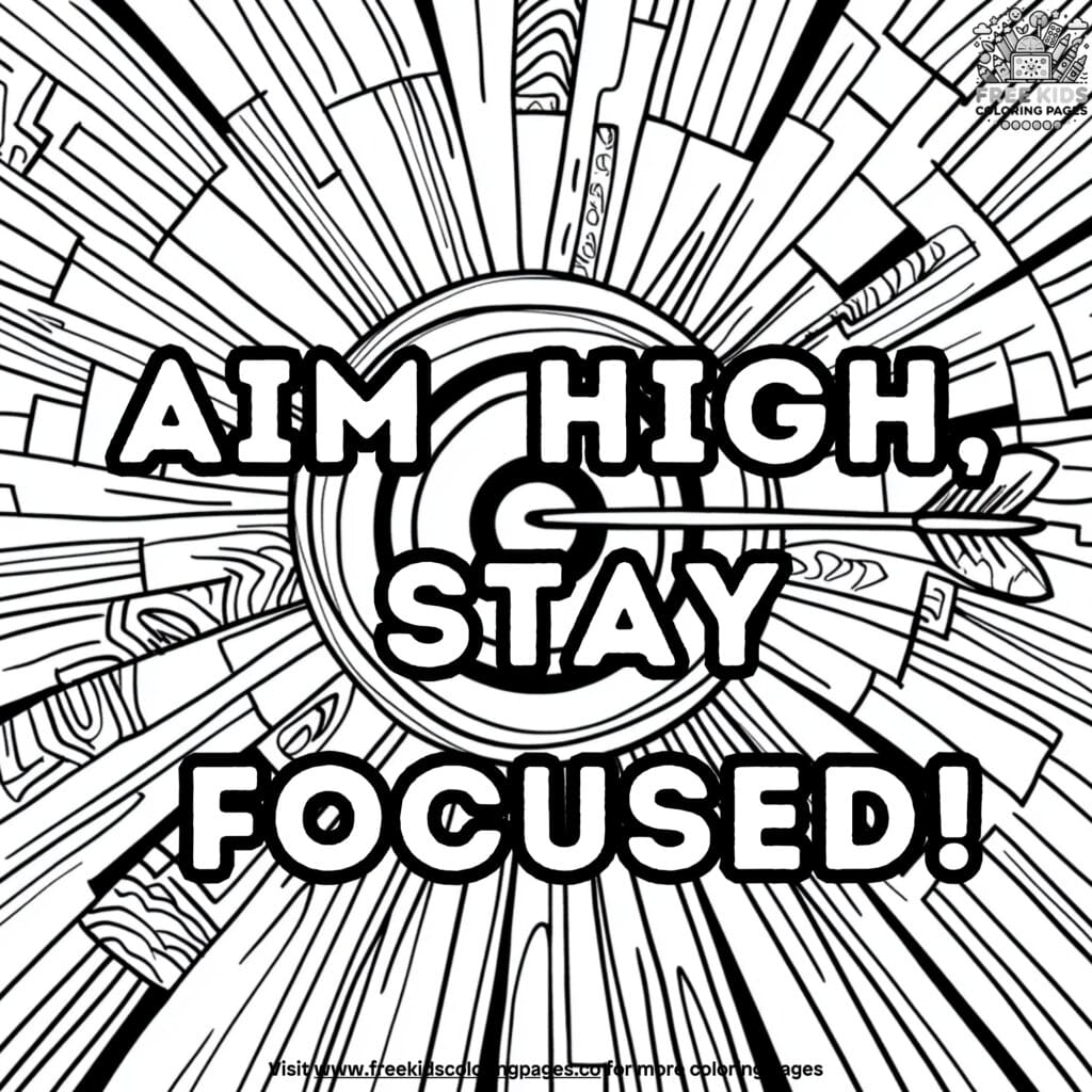 21+ Uplifting Motivational Coloring Pages