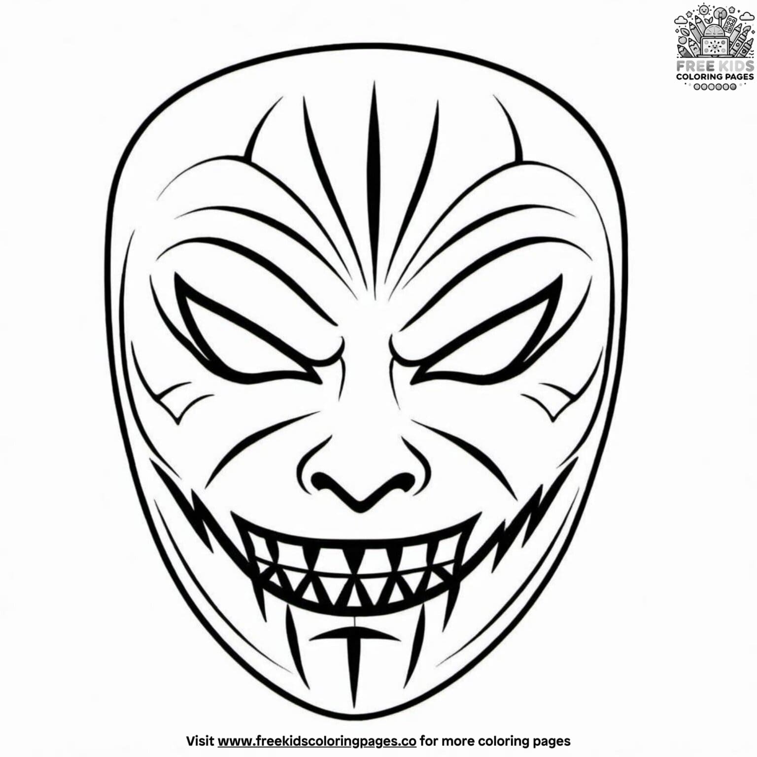 15+ Spooky Horror Coloring Pages