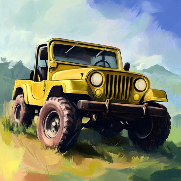 25+ Classic Jeep Coloring Pages