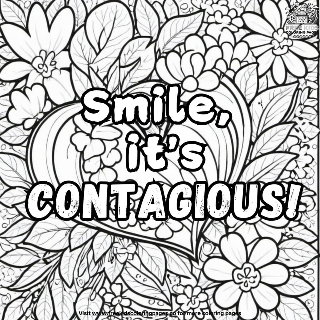 21+ Uplifting Motivational Coloring Pages