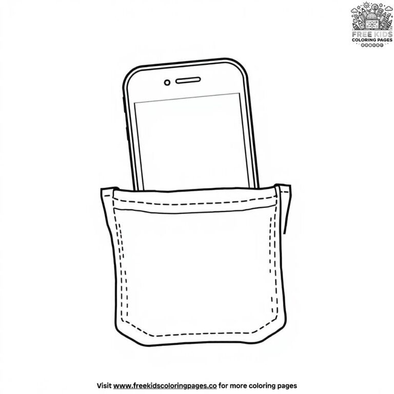 19+ Phone Coloring Pages