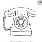 19+ Phone Coloring Pages