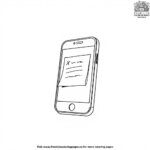 19+ Phone Coloring Pages