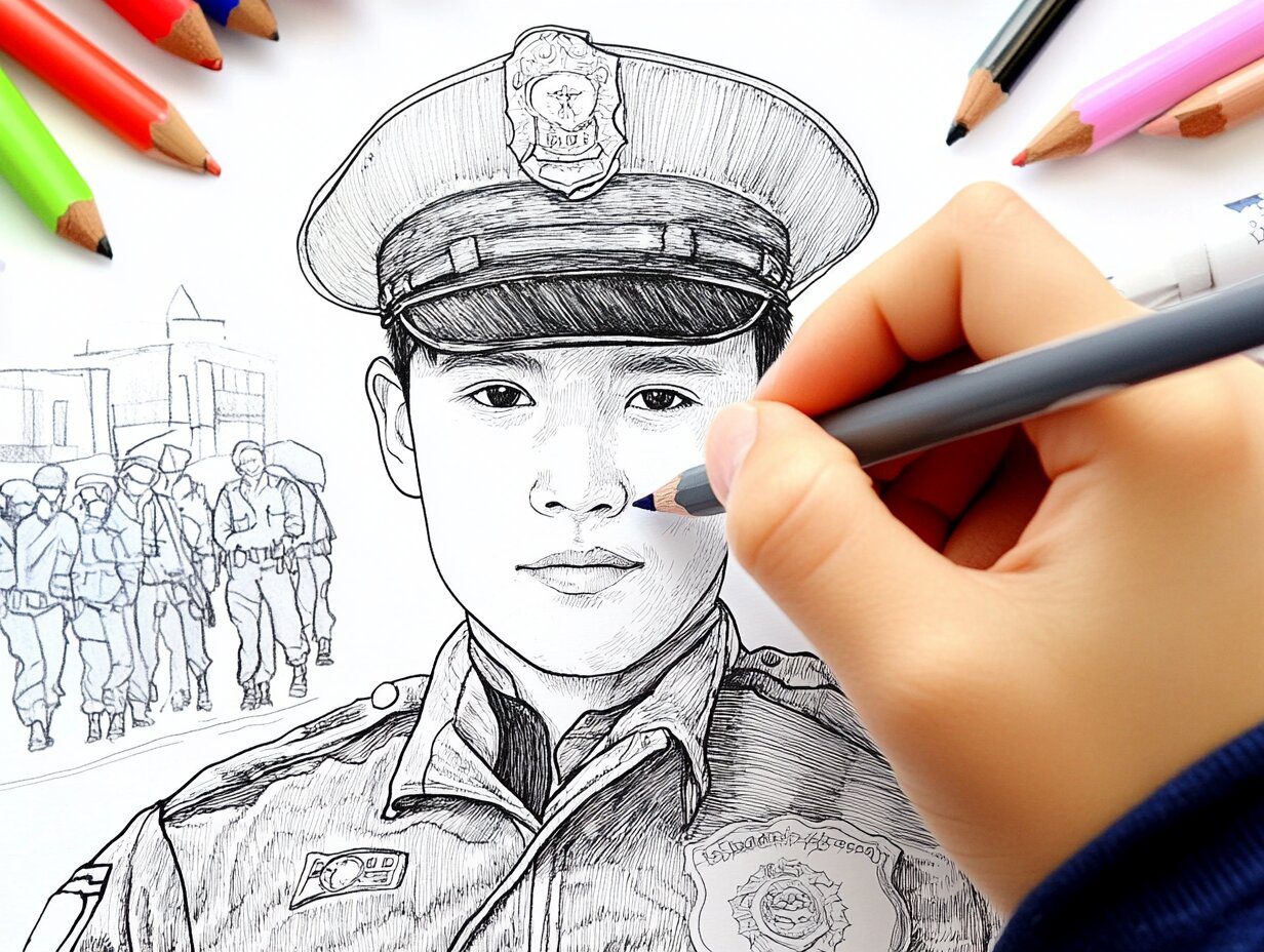 Police Coloring Pages - Free Kids Coloring Pages