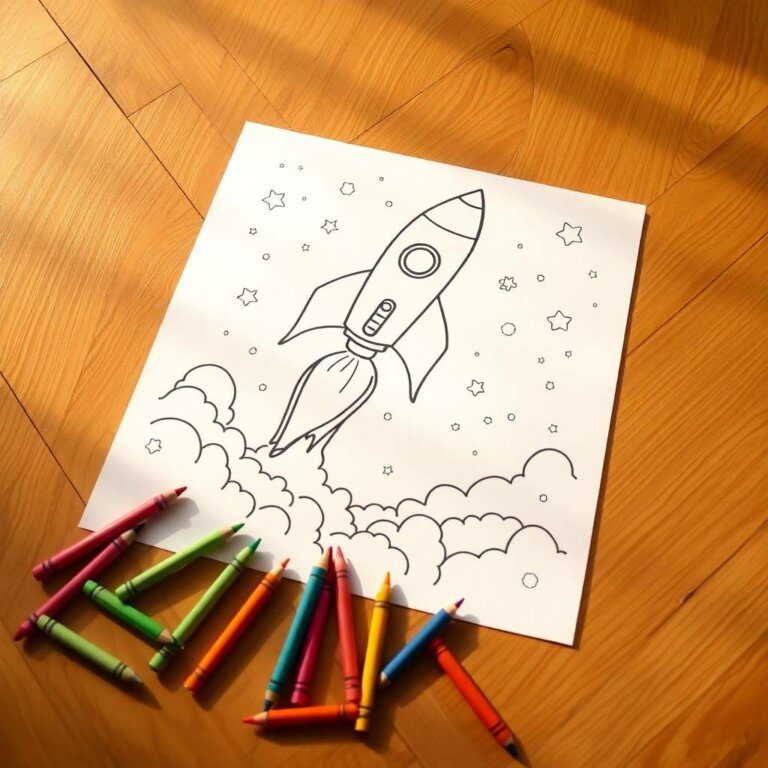 27+ Cool Rocket Ship Coloring Pages