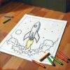 27+ Cool Rocket Ship Coloring Pages