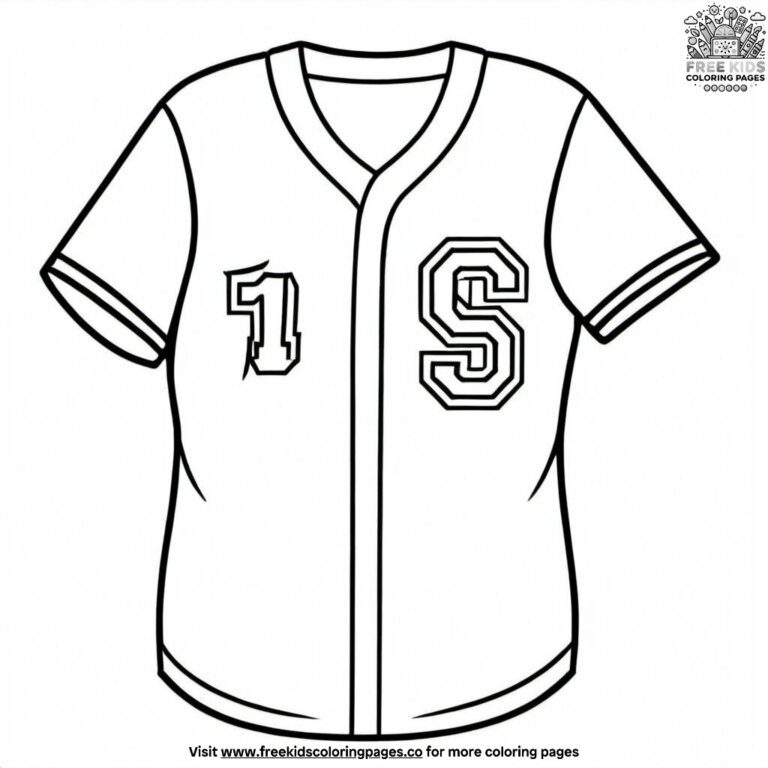 15+ Energetic Softball Coloring Pages