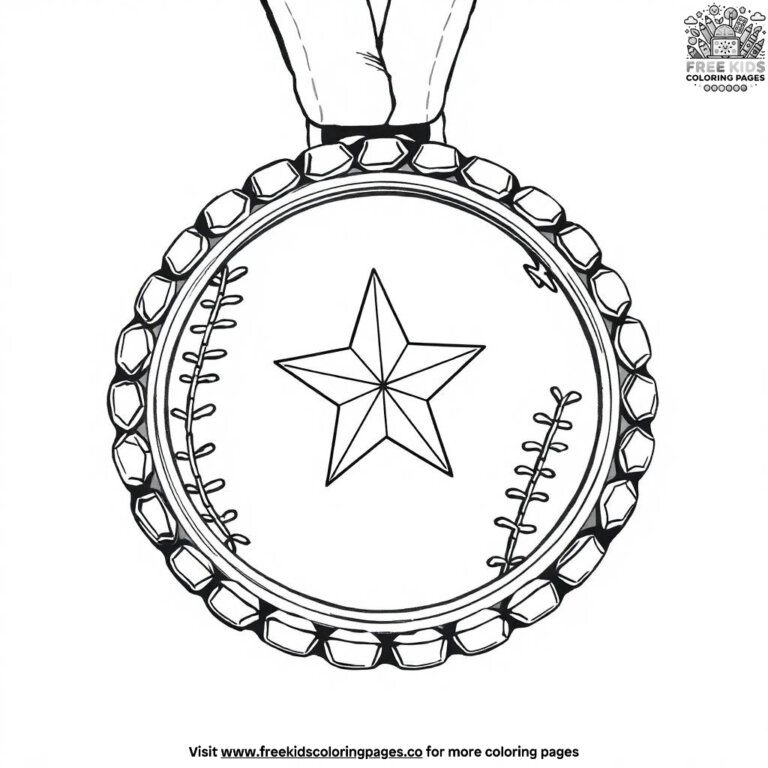 15+ Energetic Softball Coloring Pages