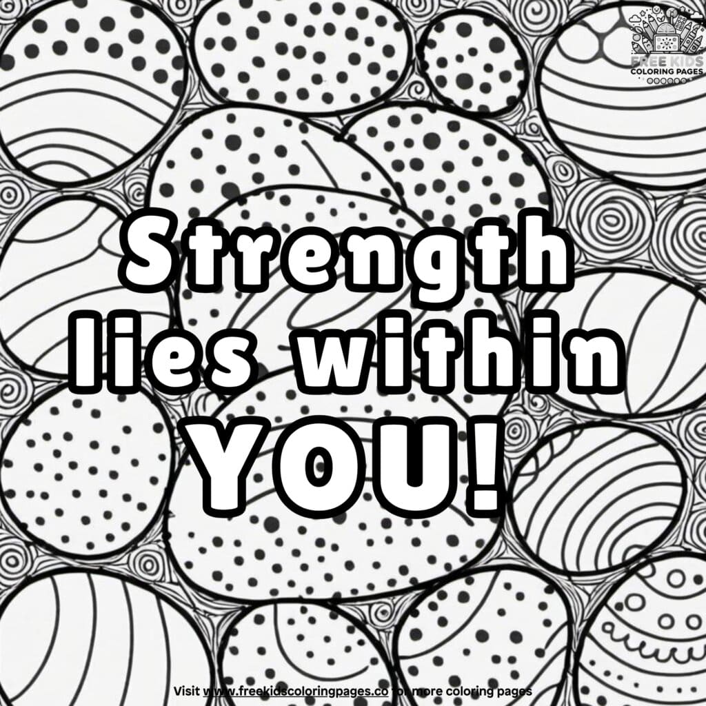 21+ Uplifting Motivational Coloring Pages