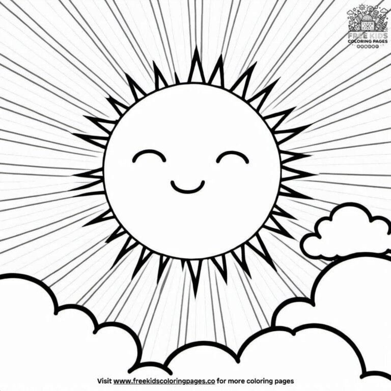 35+ Cool Weather Coloring Pages